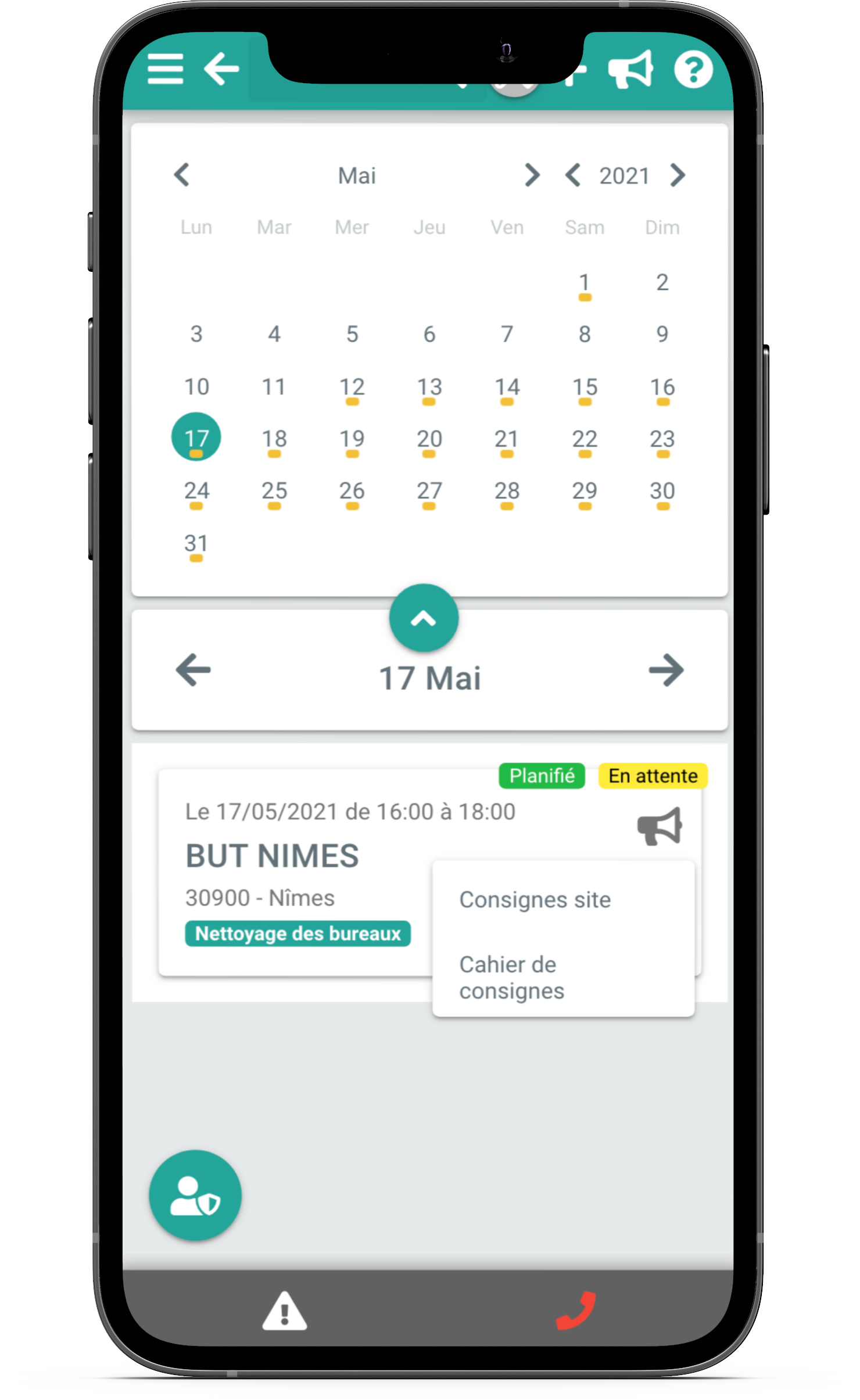 Cahier de consignes destiné aux agents et clients - PROPRET®